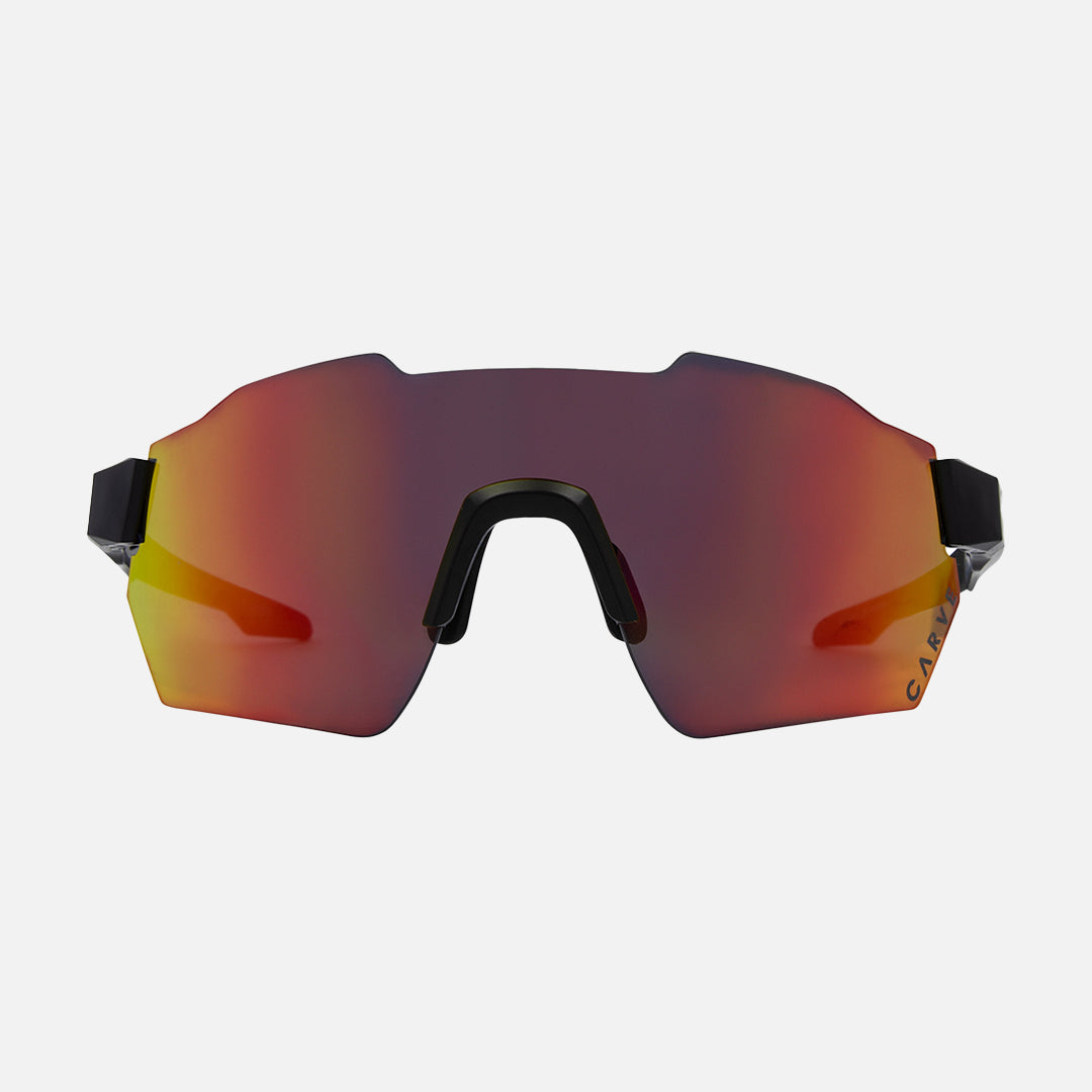 Level Up - Frame: Matte Black Lens: Grey with External Red Iridium