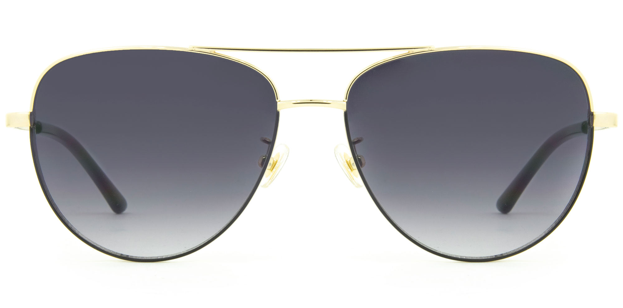 Solana - Gloss Gold/Black Metal Gradient Grey Lens
